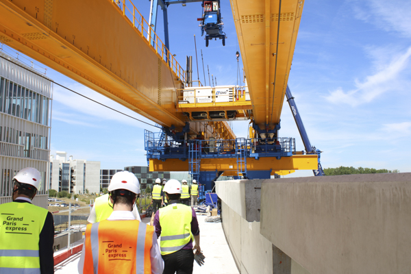 Grand Paris express : les travaux de la ligne 18 prennent de la hauteur